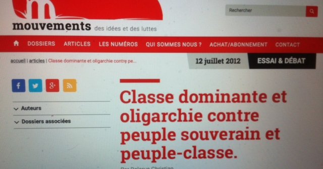 L’apparition de la notion de classisme comme domination - Bellaciao